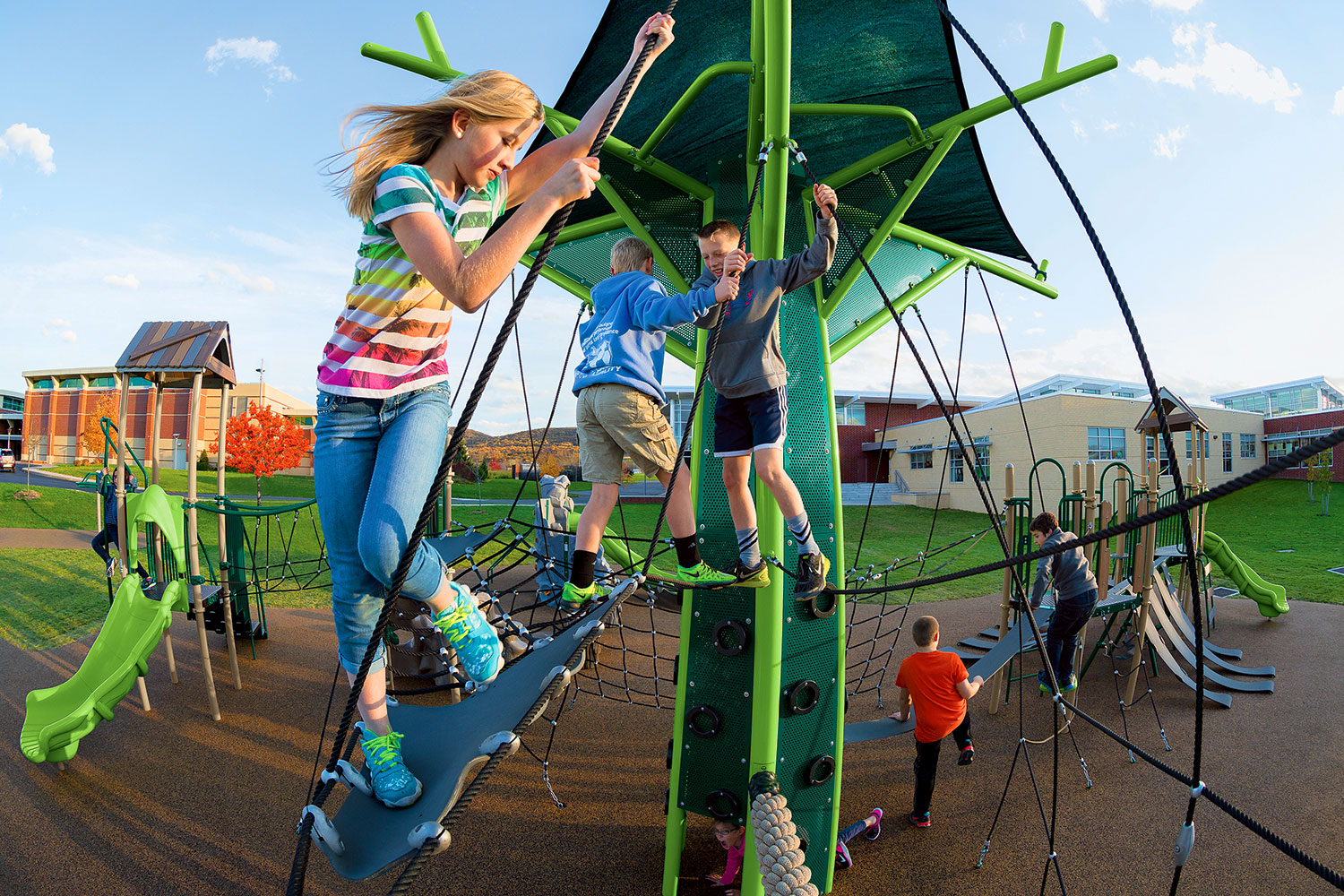 Commercial Playgrounds vs. Backyard Playsets - Platinum Playgrounds
